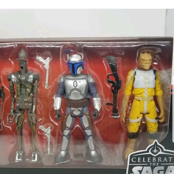 Disney | Toys | Star Wars Bounty Hunters 5 Pack Hasbro 375 Hasbro Boba ...